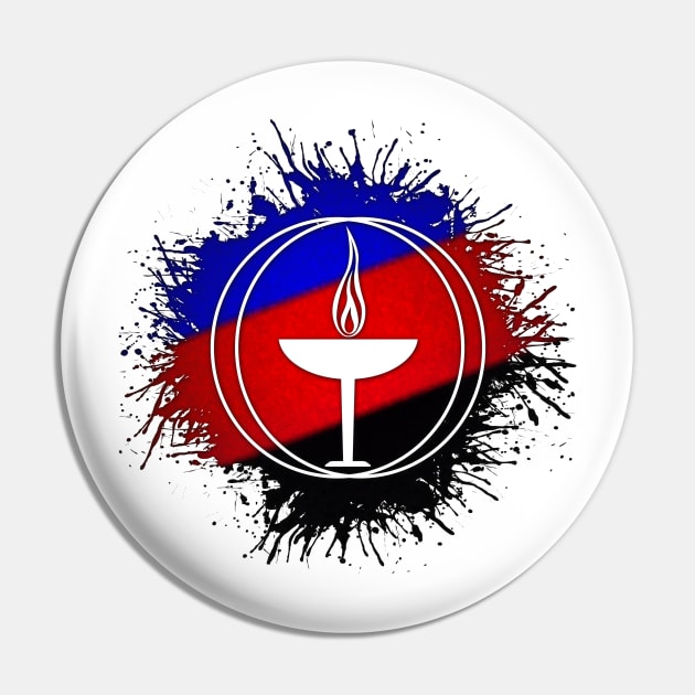 Paint Splatter Polyamory Pride Flag Unitarian Universalism Symbol ...