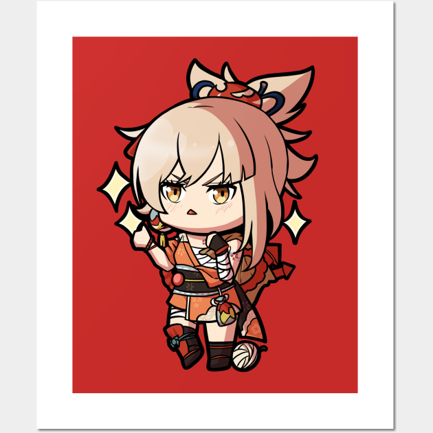Chibi Yoimiya - Genshin Impact - Genshin Impact - Posters and Art ...