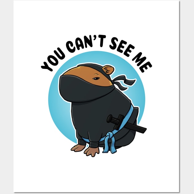 You can't see me Capybara Ninja - Funny Ninja - Posters and Art Prints ...