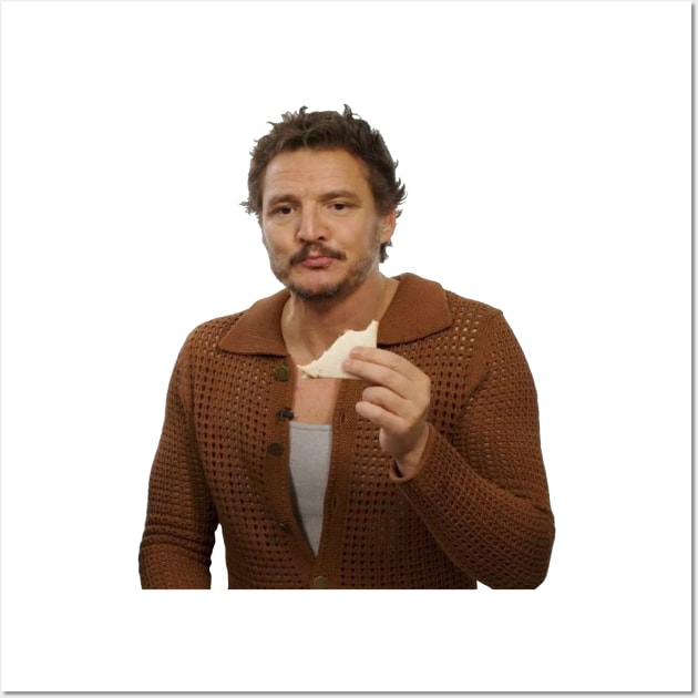 Pedro Pascal eating a sandwich - Pedro Pascal - Posters and Art Prints ...