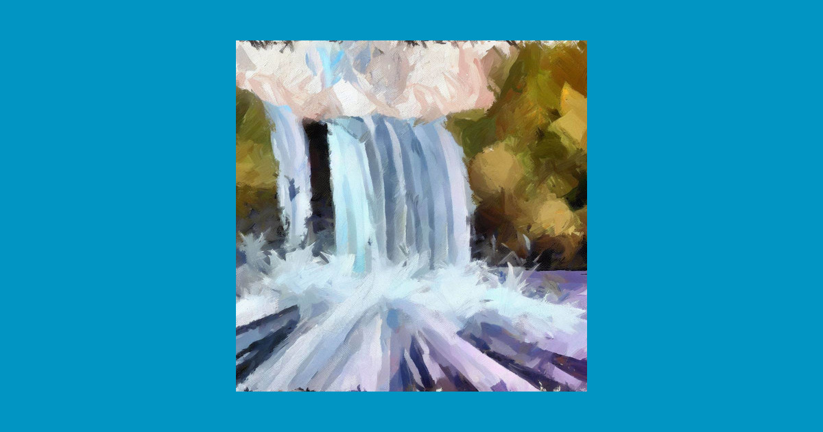 Waterfall - Waterfall - T-Shirt | TeePublic