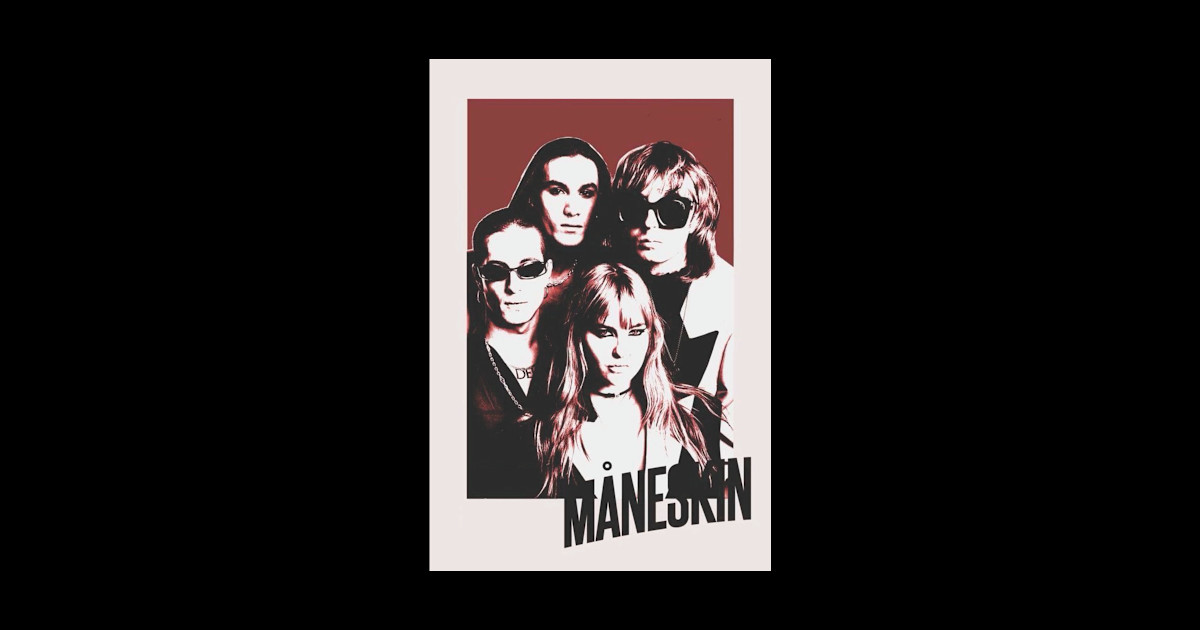 VINTAGE MANESKIN - Maneskin - Sticker | TeePublic