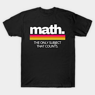 Funny Math T-Shirts for Sale | TeePublic