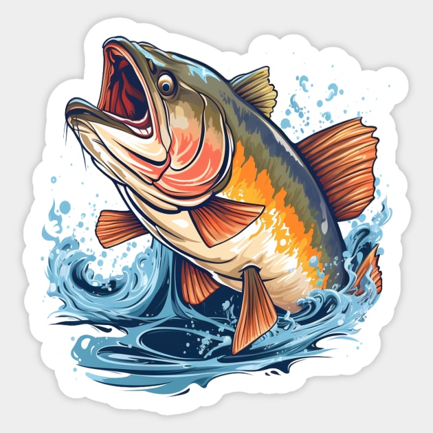 Fishing - Fishing - Sticker | TeePublic