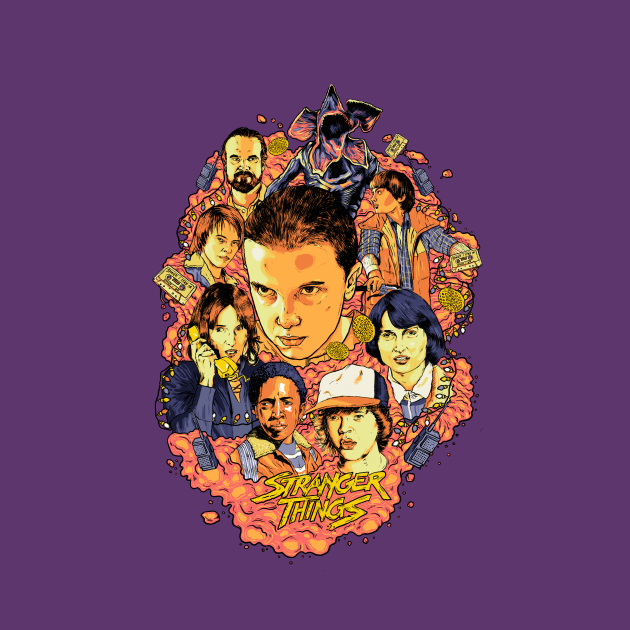 Stranger Things - Stranger Things - Pin | TeePublic