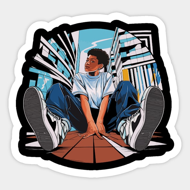 Urban Kid Perspective - Perspective - Sticker | TeePublic