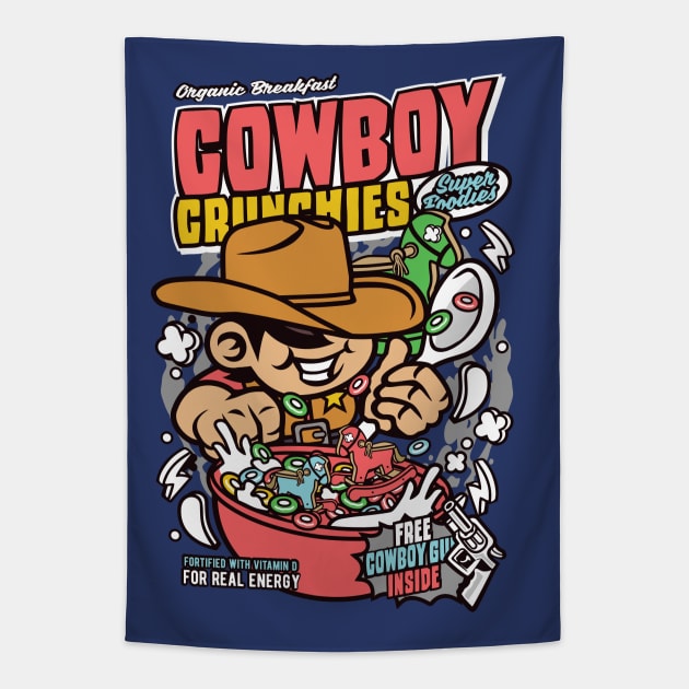 Retro Cereal Box Cowboy Crunchies // Junk Food Nostalgia // Cereal ...