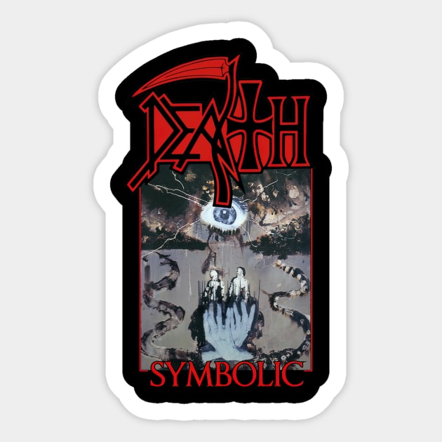 Symbolic Album Art - Death - Symbolic Album Art Death - Sticker | TeePublic