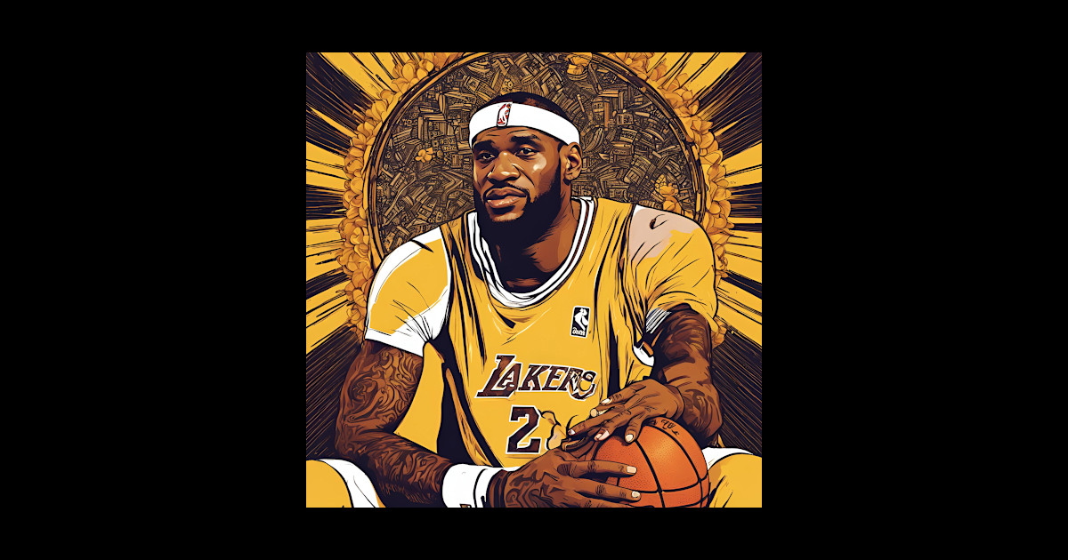 Lebron James Fan Art You are my sunshine - Lebron - Sticker | TeePublic