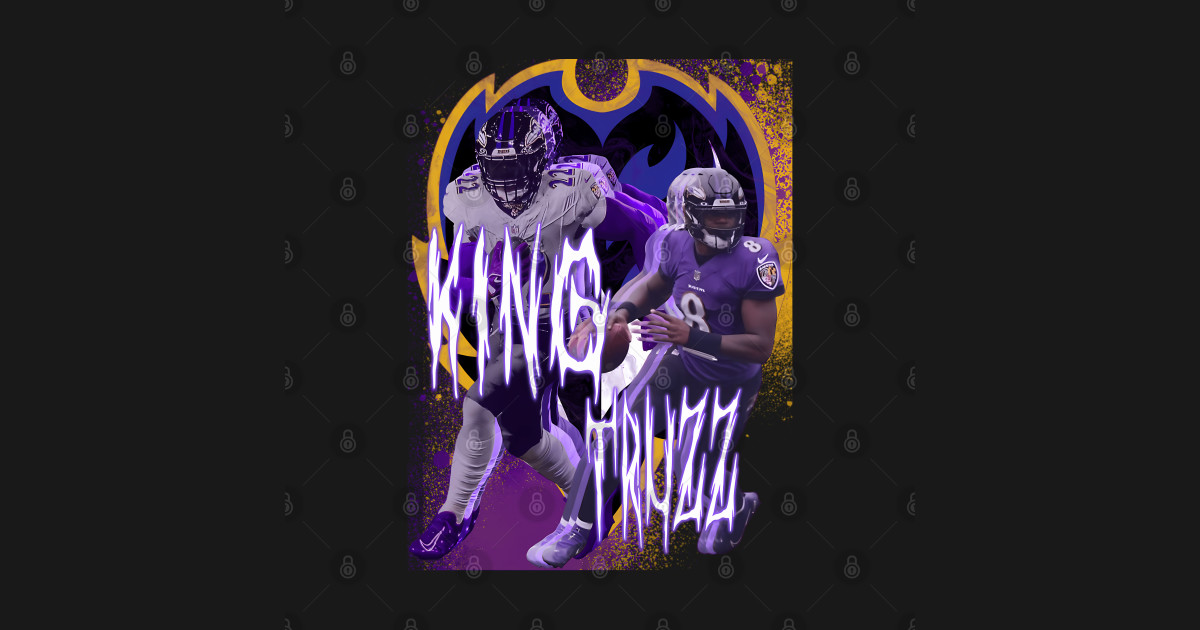 Raven Flock – King Truzz Edition - Baltimore Ravens - T-Shirt | TeePublic