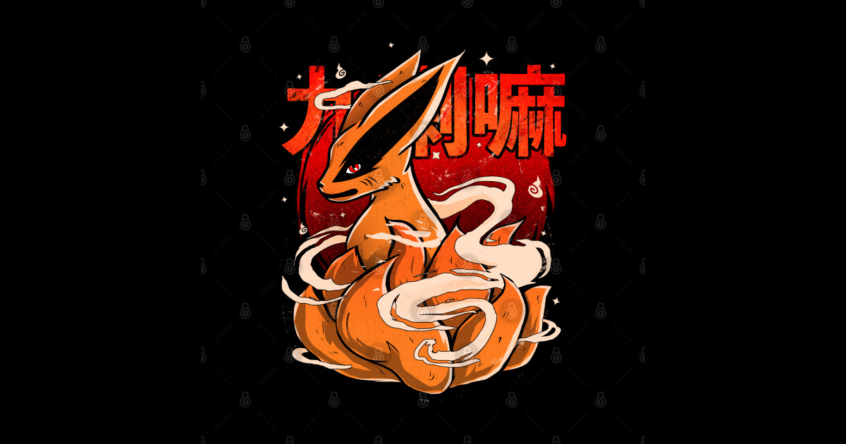 Chibi kitsune - Kyuubi - Sticker | TeePublic