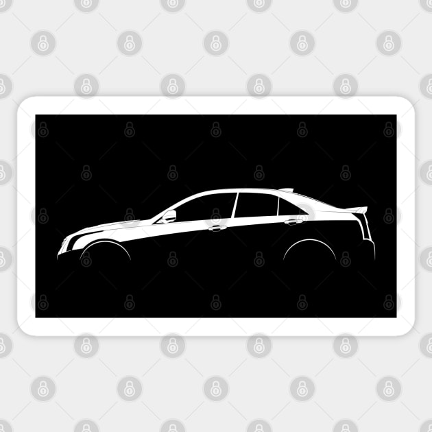 Cadillac ATS-V Silhouette - Cadillac Ats V - Sticker | TeePublic