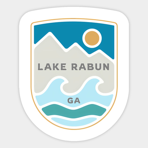 Lake Rabun - Pacific s Breath - Lake Rabun - Sticker | TeePublic