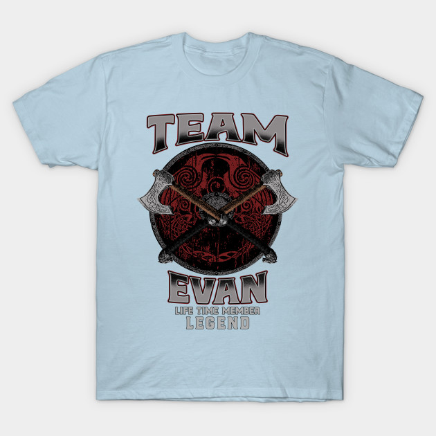 Evan - Life Time Member Legend - Evan - T-Shirt sold by Gustavo Diaz ...
