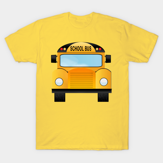 school bus - School Bus - T-Shirt | TeePublic