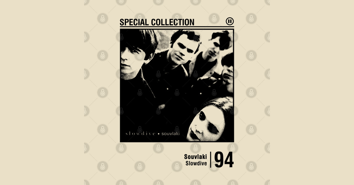 Slowdive - Souvlaki // Album Cover Fanart - Slowdive - T-Shirt | TeePublic