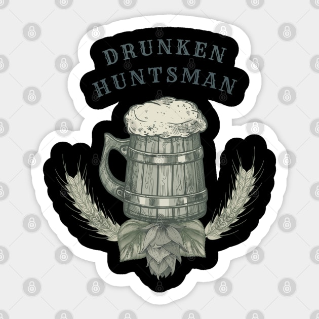 The Drunken Huntsman - Elder Scrolls V Skyrim - Sticker | TeePublic