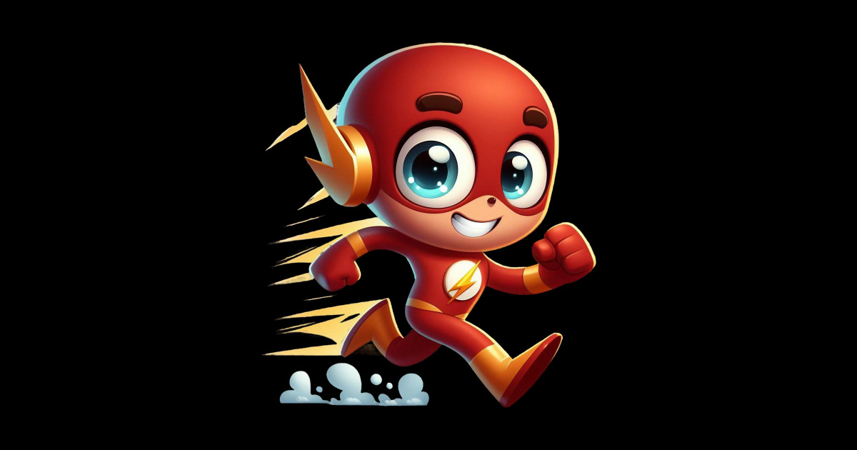 Cute Flash Fanart - Flash - Sticker | TeePublic