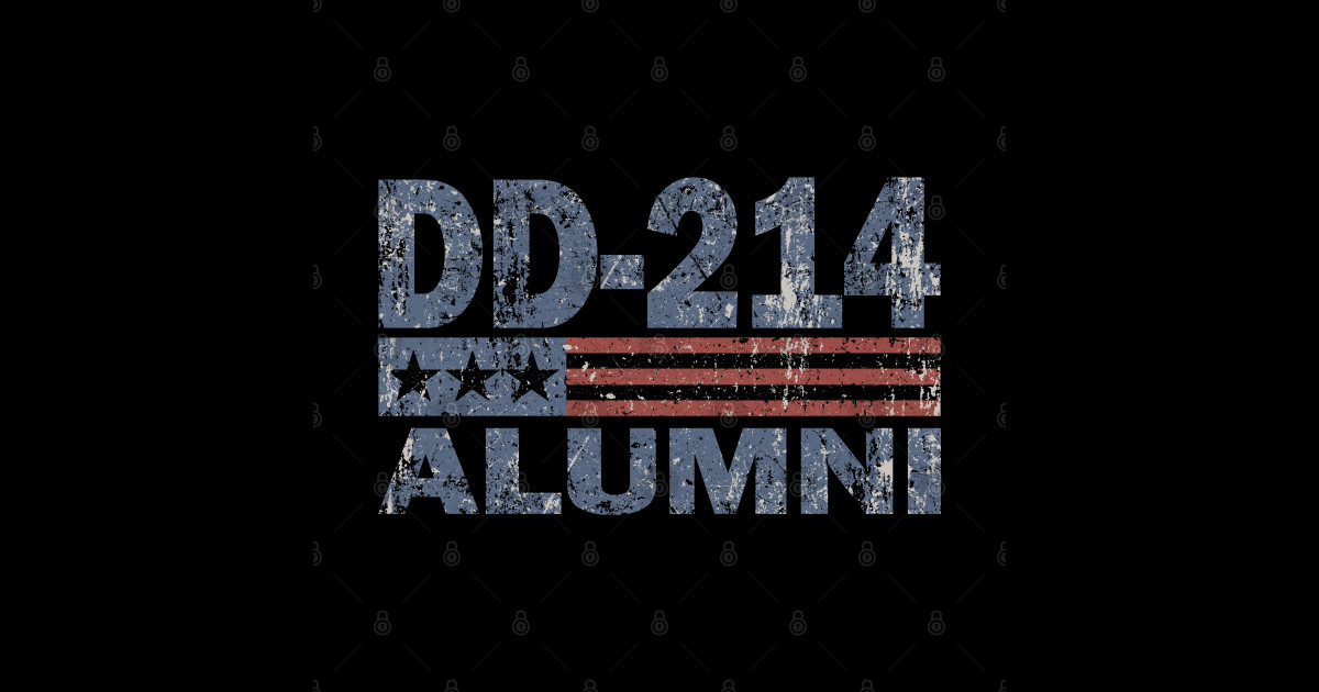 Vintage DD-214 Alumni - Dd 214 - Sticker | TeePublic