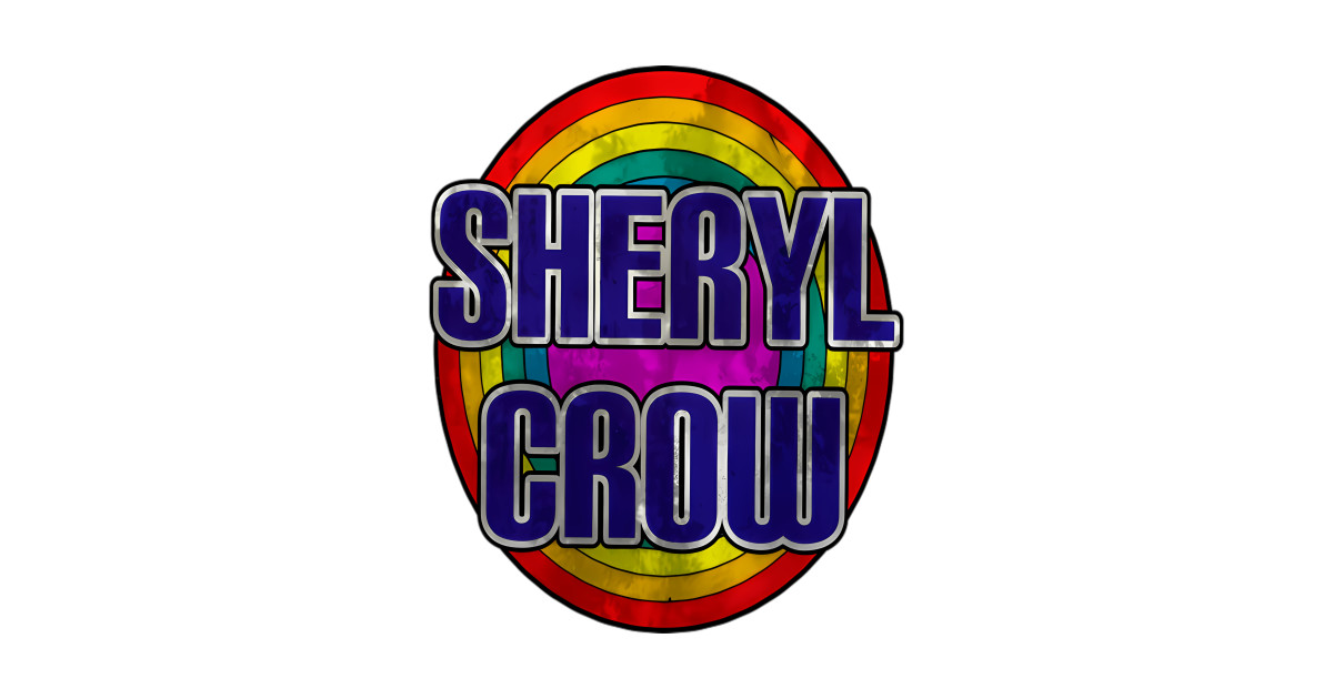 Sheryl Crow – Retro Rainbow Emblem Style - Sheryl Crow - T-Shirt ...