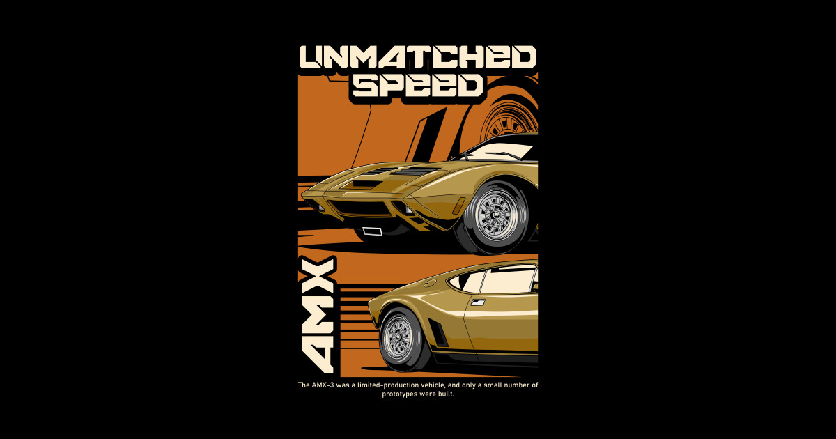 1969 AMC AMX/3 Racing Car - 1969 Amc Amx3 Racing Car - Sticker | TeePublic