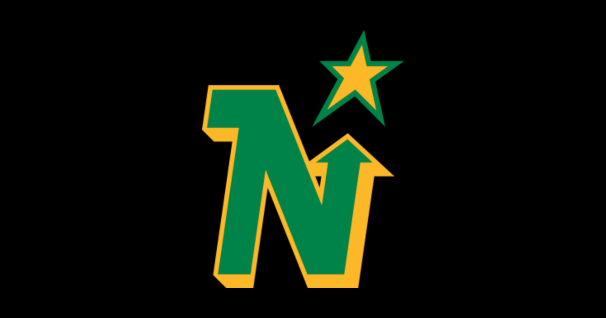 Defunct - Minnesota North Stars Hockey 1991 - Hockey - Sticker | TeePublic