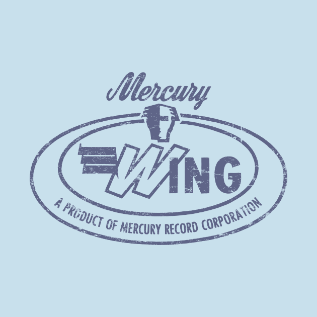 Wing Records - Defunct Record Label - T-Shirt | TeePublic