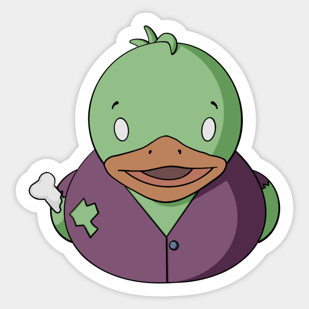 Zombie Rubber Duck - Zombie - Sticker | TeePublic