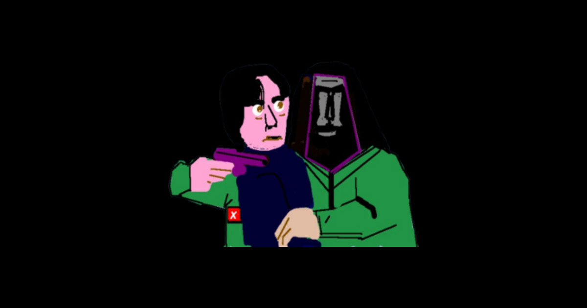 Squid Game Frontman Artwork on Blue Background - Tshirtdesigns - Phone ...