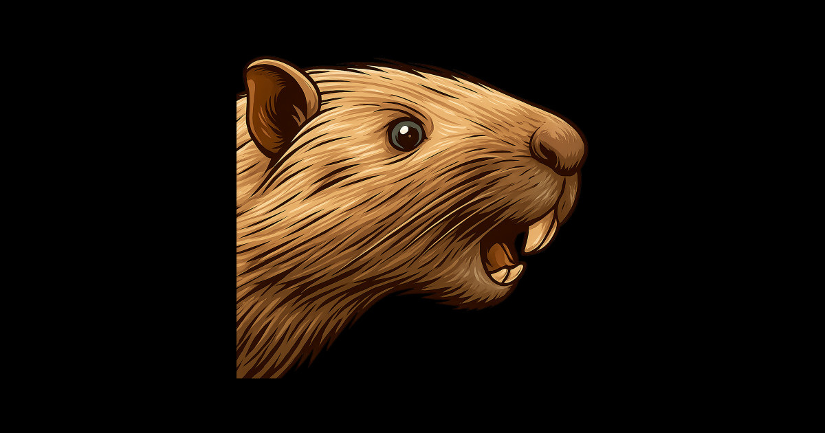 Capybara illustration - Capybara - Posters and Art Prints | TeePublic
