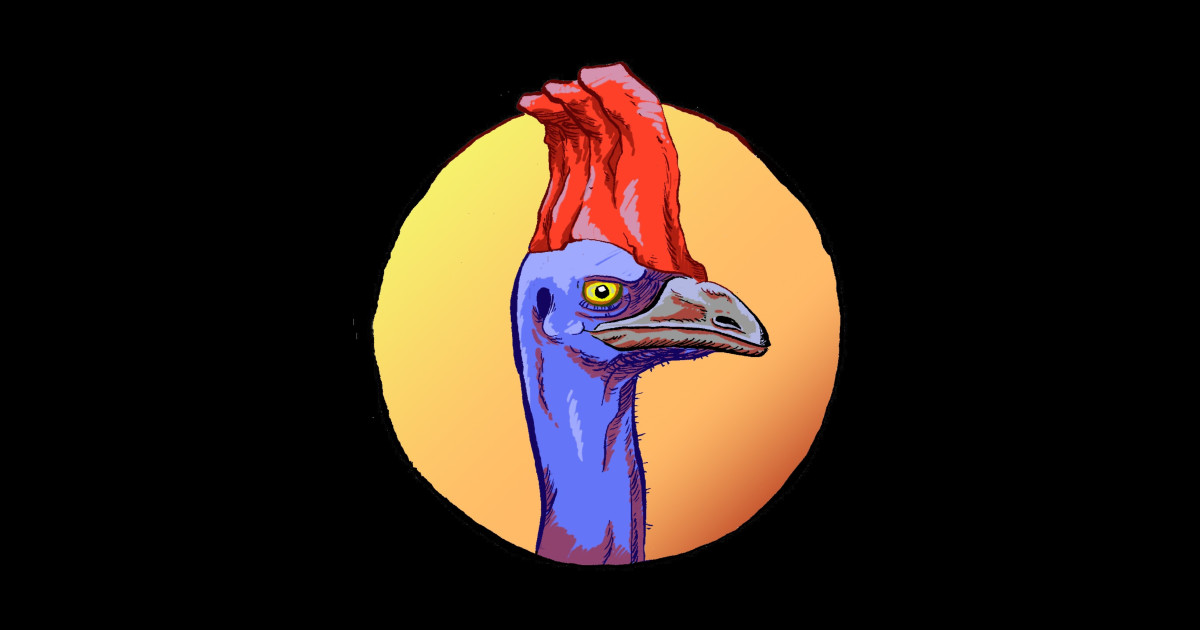 Cassowary - Cassowary - Sticker | TeePublic