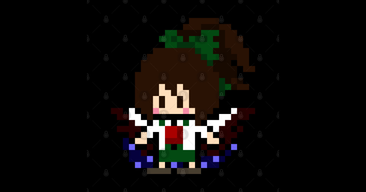 The Mini Gensokyo Utsuho Reiuji Okuu chibi NO BACK DESIGN - Touhou ...