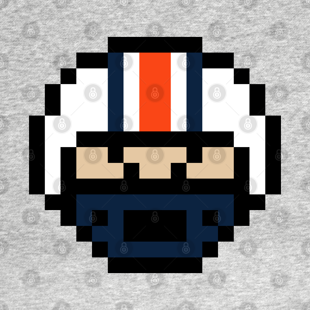 8-Bit Helmet - Auburn - Football - T-Shirt | TeePublic
