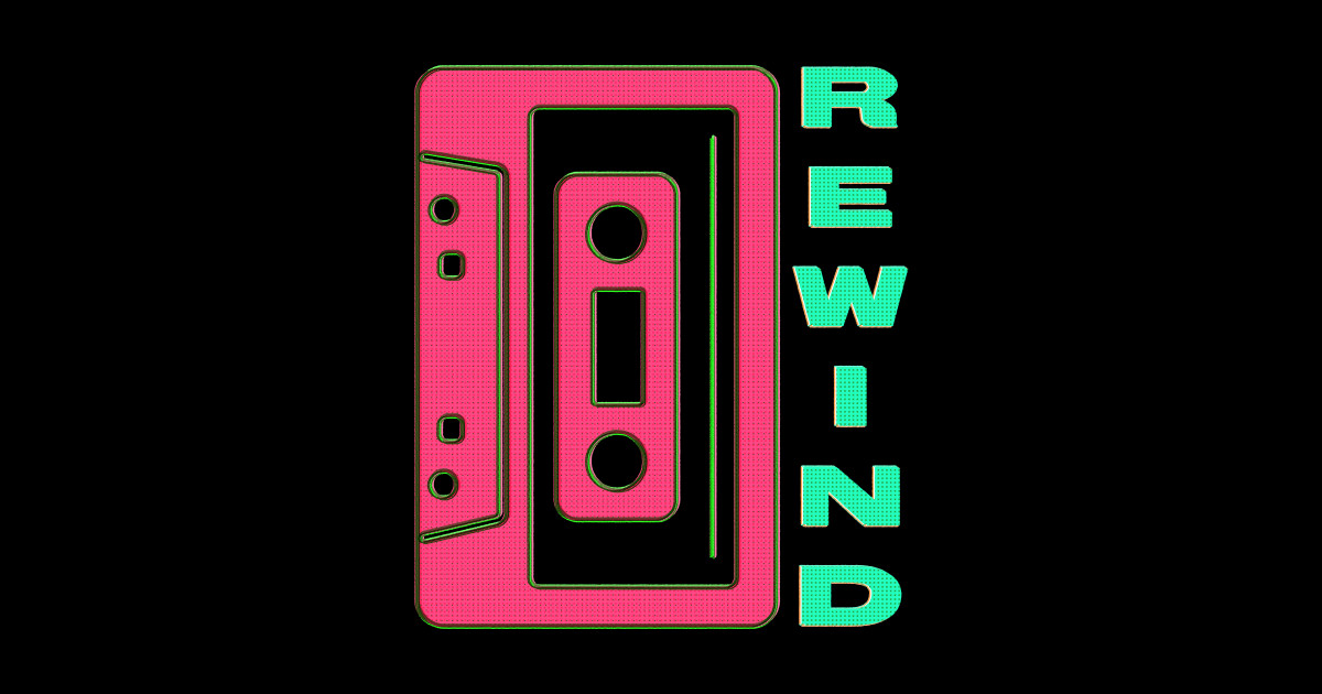 Retro Rewind Cassette - Retro - Sticker | TeePublic