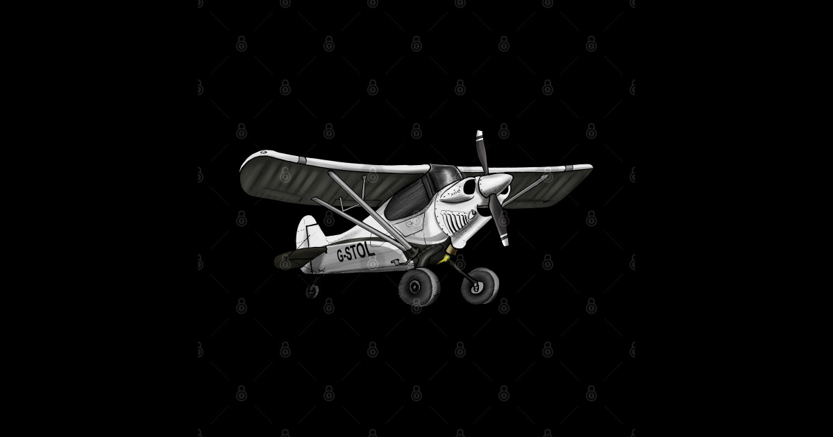Piper Super Cub STOL - Piper Cub - Sticker | TeePublic