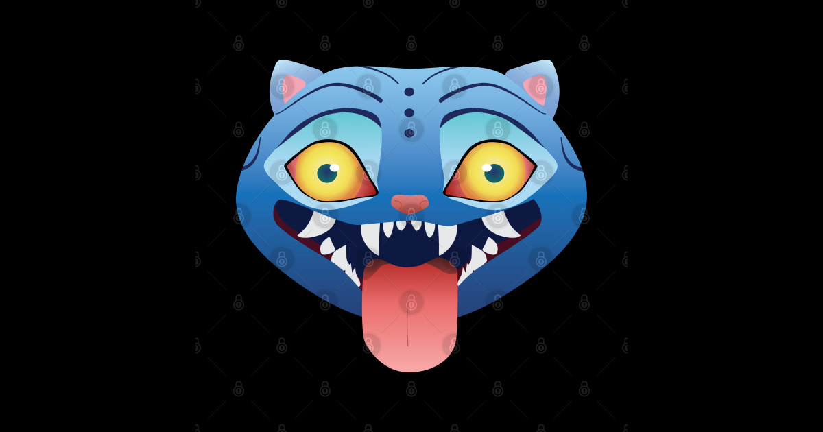 K POP DEMON HUNTER Cute derpy tiger - K Pop Demon Hunters - Sticker ...