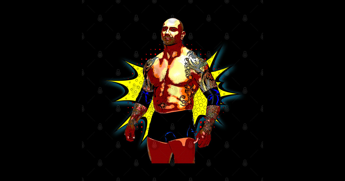 Batista // Retro Comics Style - Batista - Sticker | TeePublic