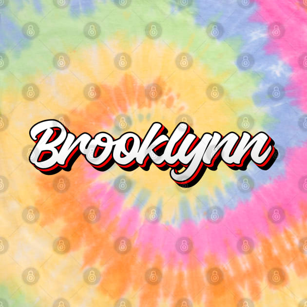 Brooklynn name - cool 70s retro font - Brooklynn Name Cool 70s Retro ...