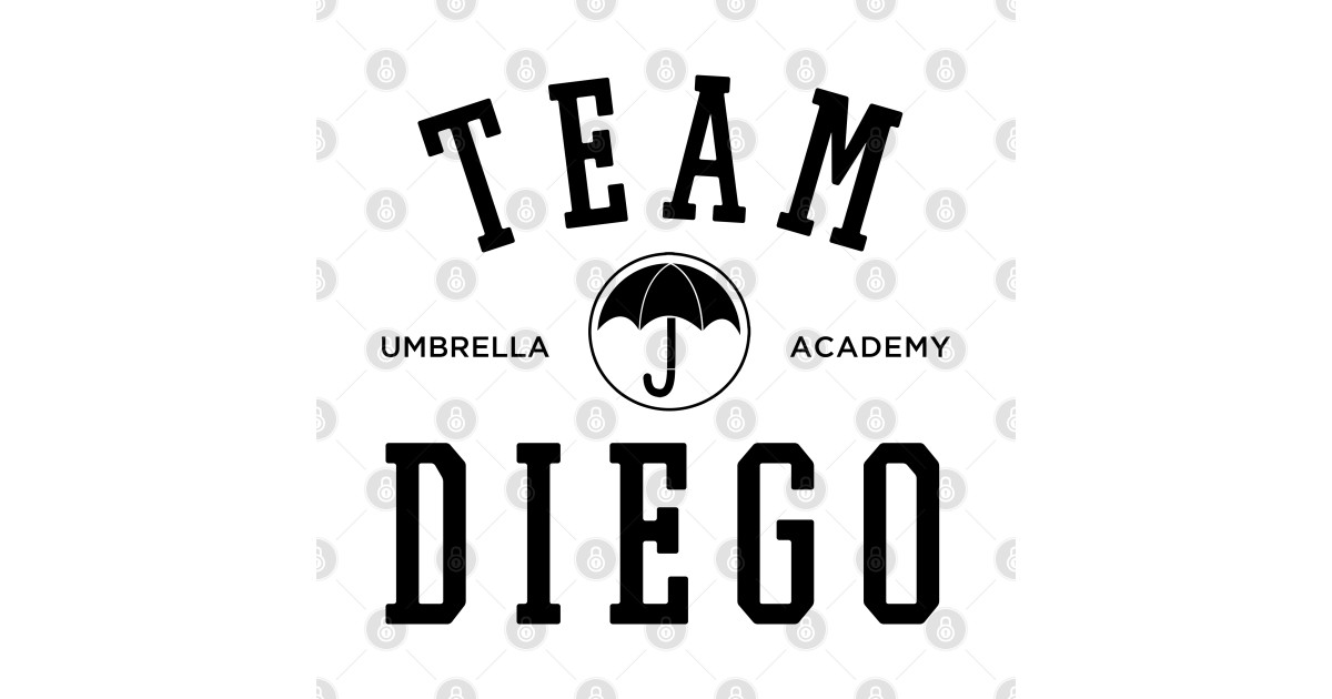 TEAM DIEGO THE UMBRELLA ACADEMY - Umbrella Academy - T-Shirt | TeePublic