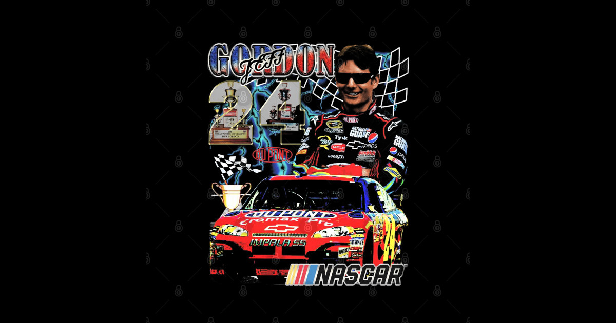 Jeff Gordon Vintage - Jeff Gordon - Sticker | TeePublic