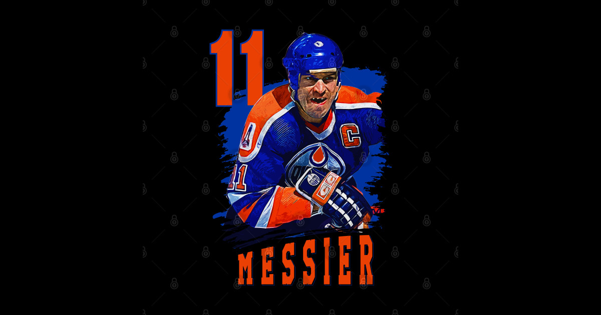 Mark messier || 11 - Hockey Player - Sticker | TeePublic
