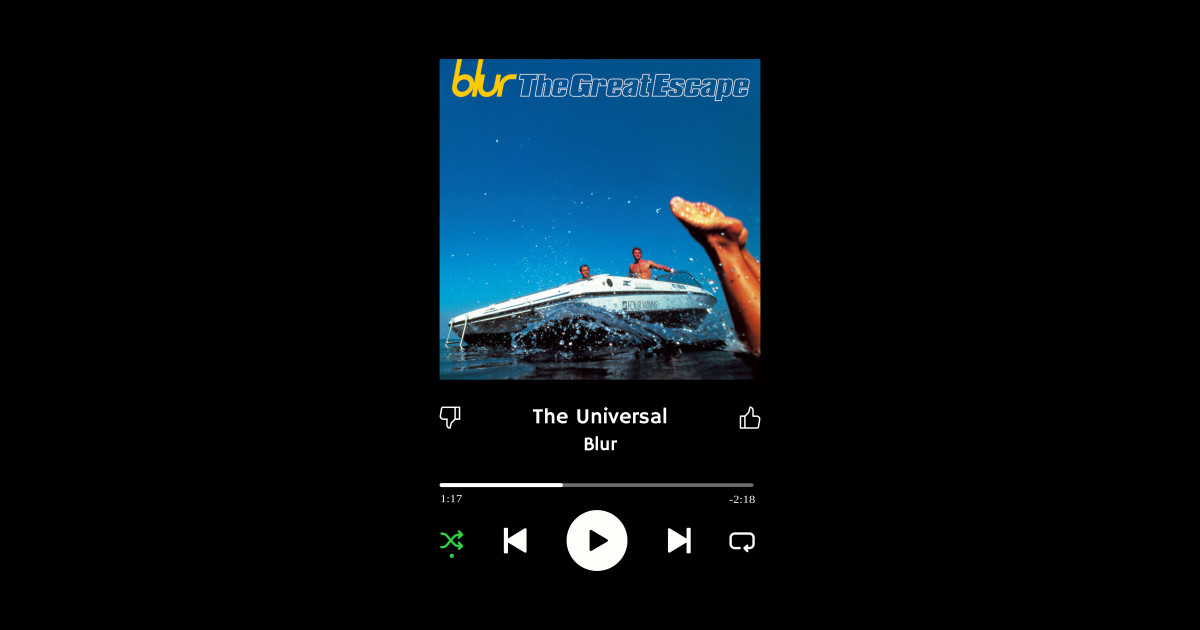 Stereo Music Player - The Universal - Blur - Posters and Art Prints ...
