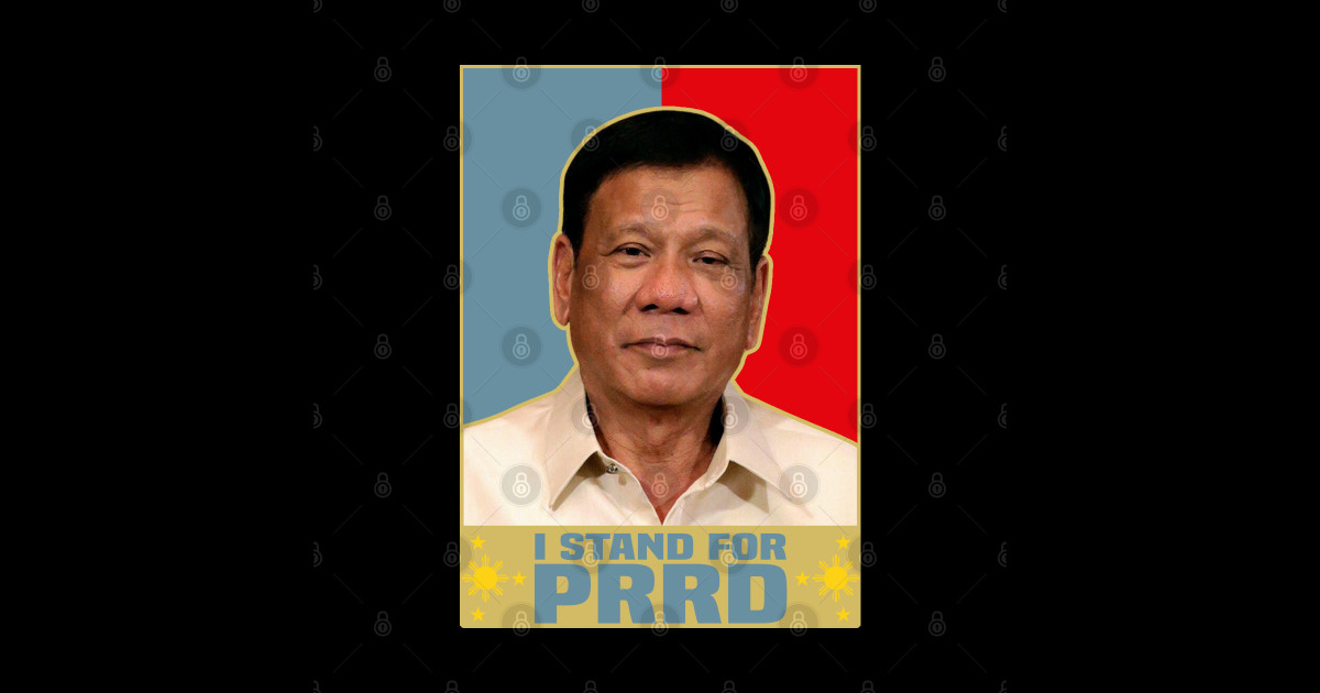 Free Duterte I Stand for PRRD - Free Duterte - Sticker | TeePublic