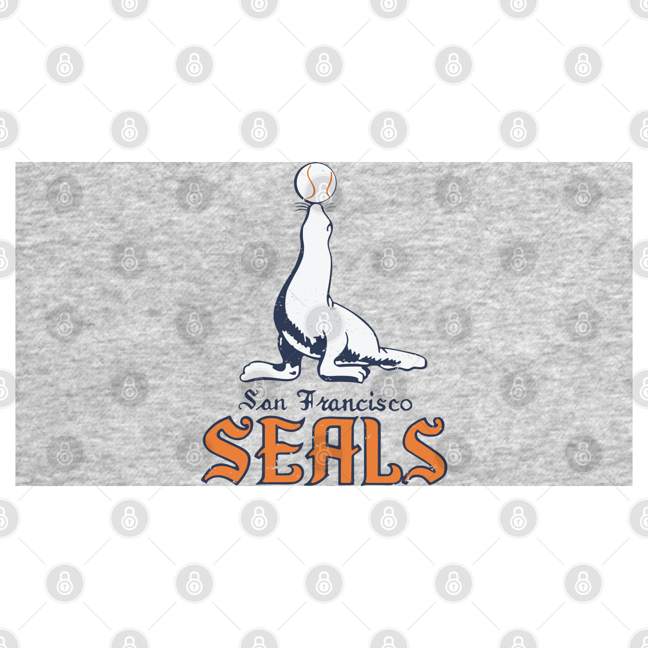 San Francisco Seals Defunct Vintage Baseball - Baseball - T-Shirt ...