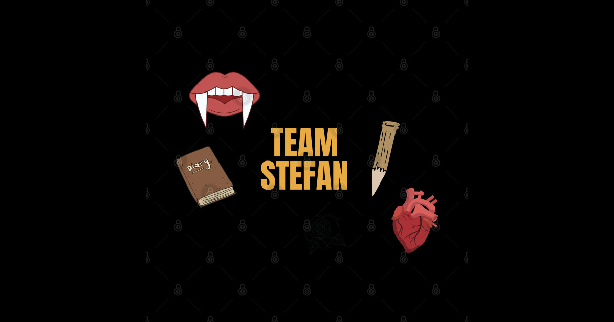 Team Stefan Vampire Pack - Vampire Diaries - Sticker | TeePublic