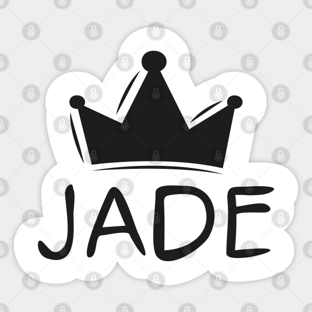 Jade name, Sticker design - Jade - Sticker | TeePublic