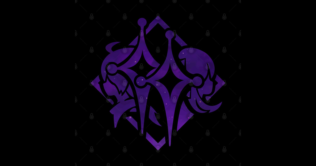 Genshin Impact Traveler Emblem - Electro - Genshin Impact - Sticker ...