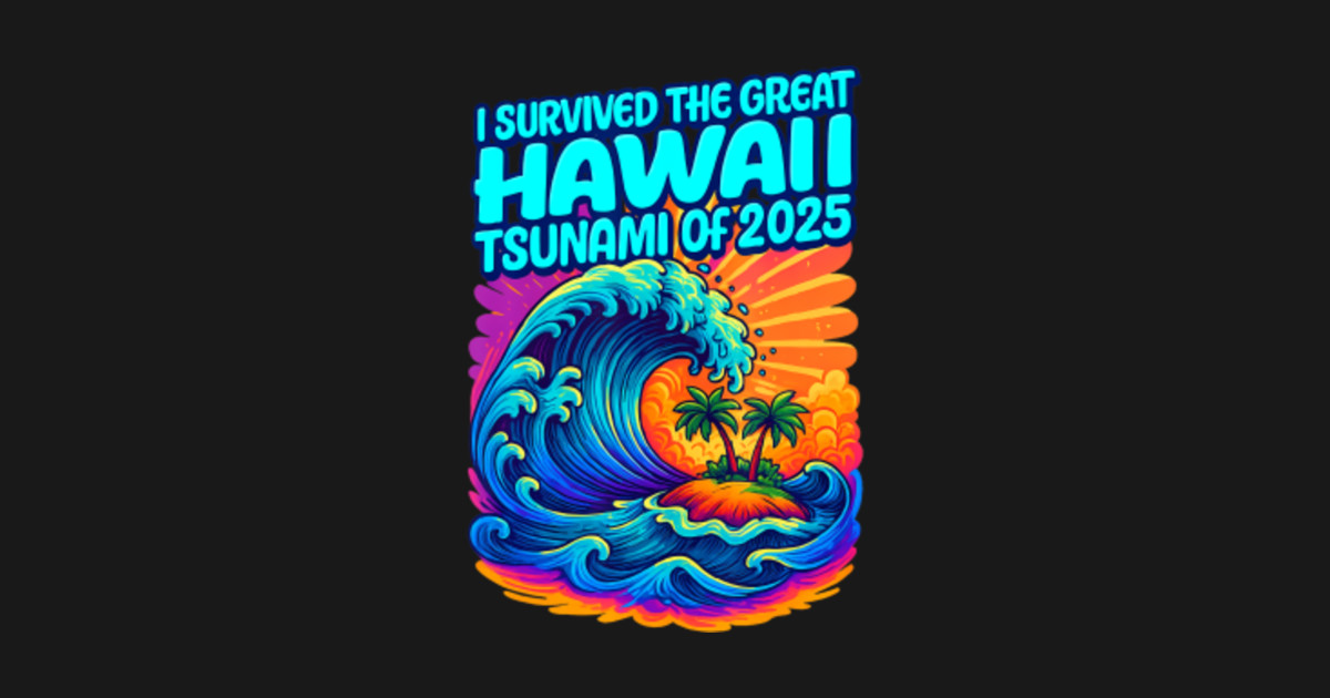 I Survived The Hawaii Tsunami Of 2025 - Hawaii Tsunami Survivor - T ...