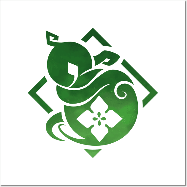 Genshin Impact Baizhu Emblem - Constellation - Genshin Impact - Posters ...