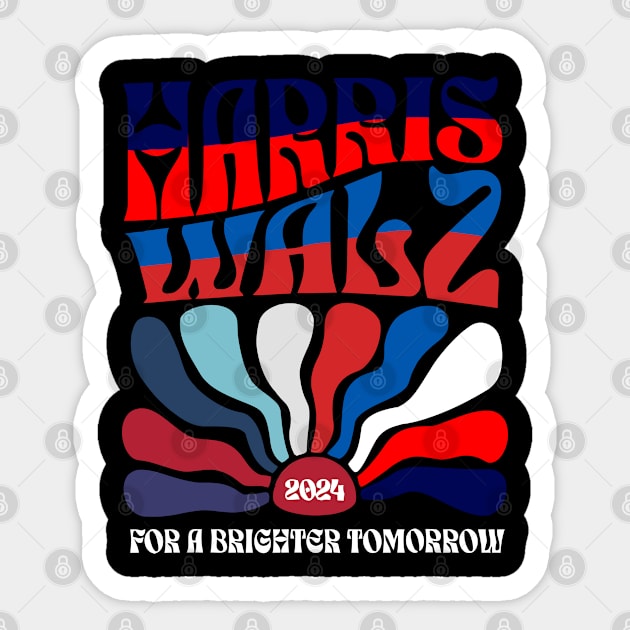 Kamala Harris Tim Walz Waltz - Harris Walz 2024 Election - Sticker ...